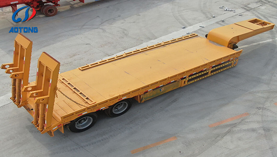 Lowbed Truck Trailer - Heavy - Duty Transport with Ease